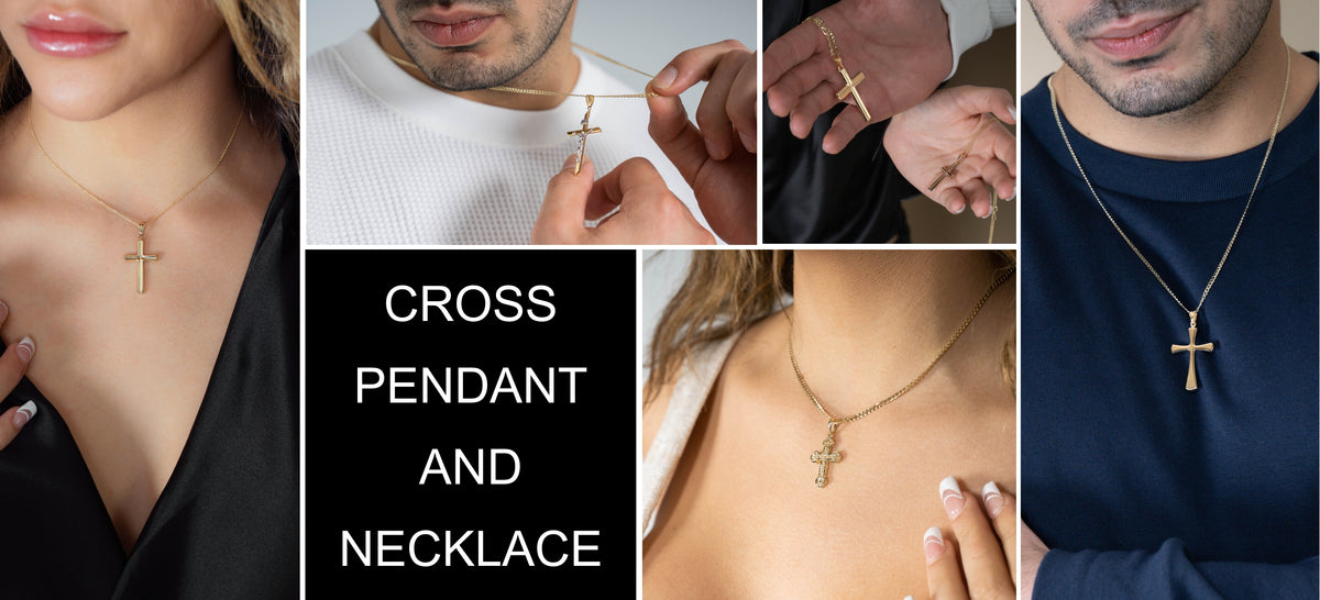 cross necklace types