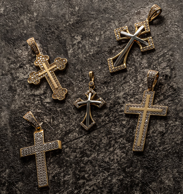 Celebrate with Jewelry America's Gold Cross Pendants Collection