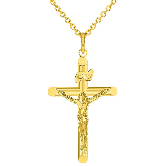 INRI Tubular Cross Charm Traditional Roman Catholic Pendant | Jewelry ...